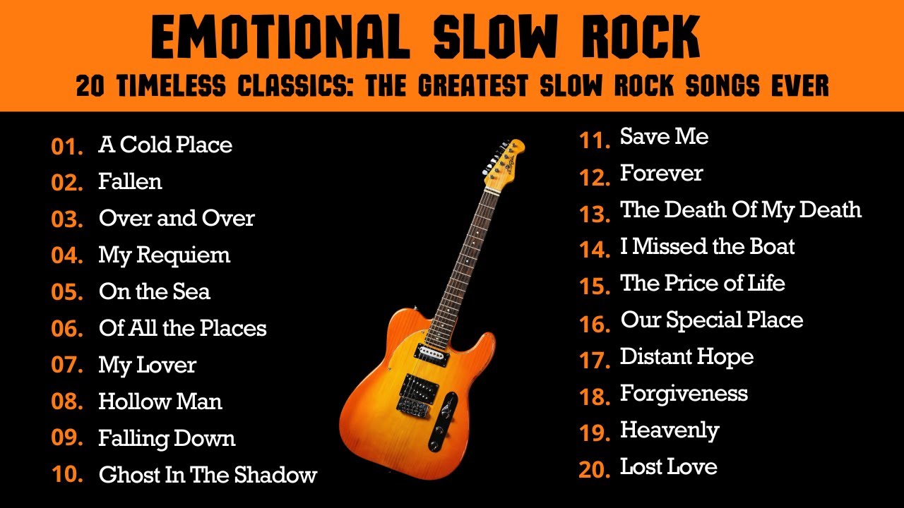 EMOTIONAL SLOW ROCK - HEARTBREAK COLLECTION | Best Sad Rock Ballads ...