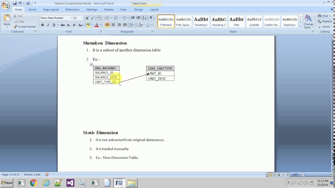 Data Warehouse : Shrunken Dimension - YouTube