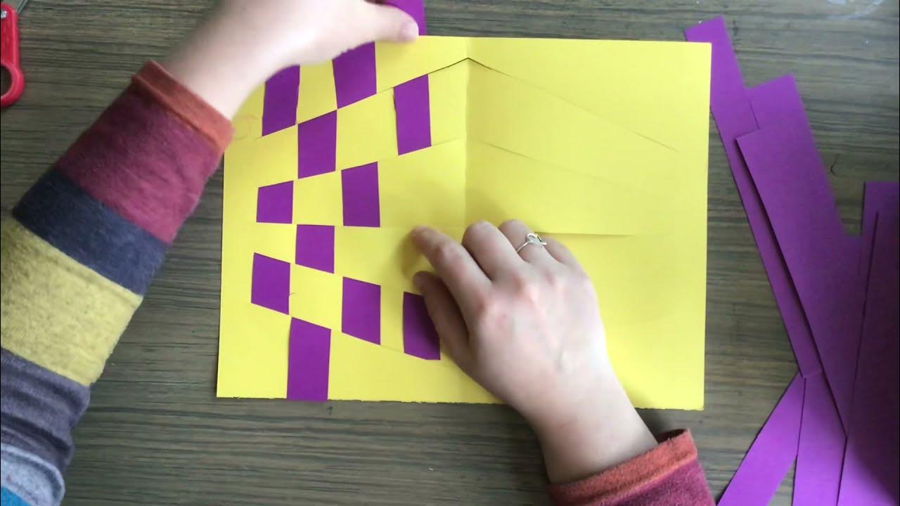 Op Art: Paper Weaving & Drawing! - YouTube