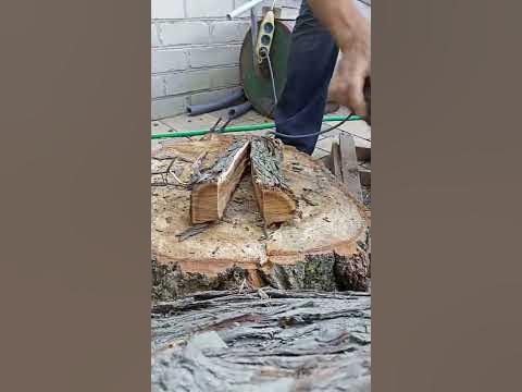 Насадка дровокол сверло для колки дров на перфоратор и дрель . Отзыв ...