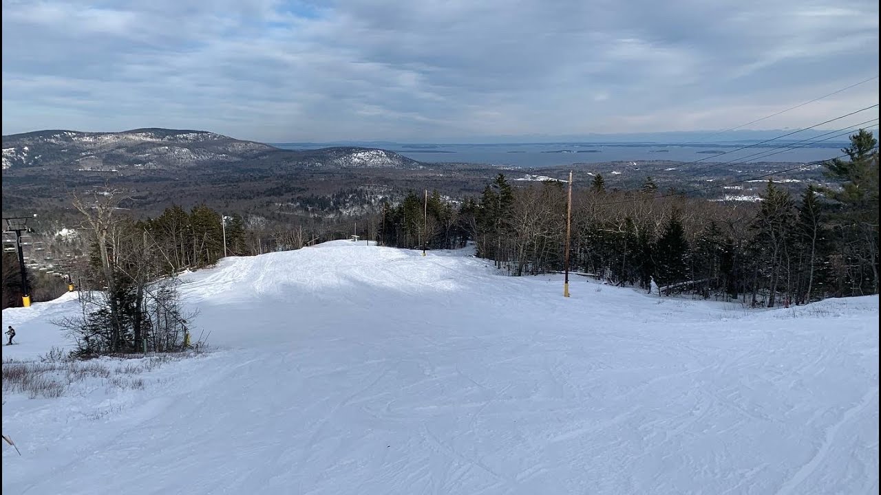 Telemark Skiing At The Camden Snow Bowl Feb. 2023 - YouTube