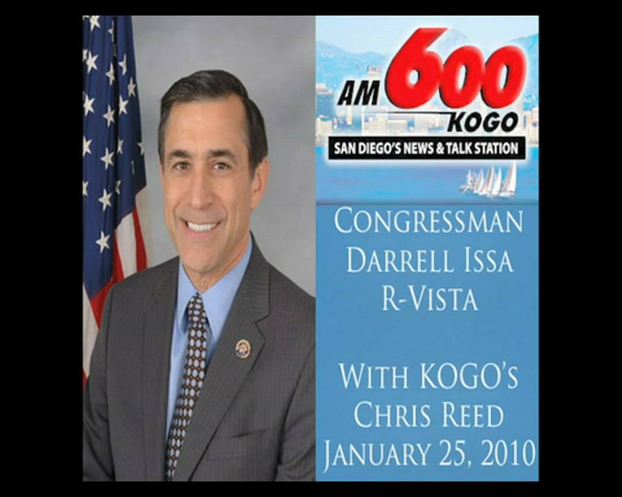 Congressman Issa Visits With San Diego's KOGO AM 600 - YouTube