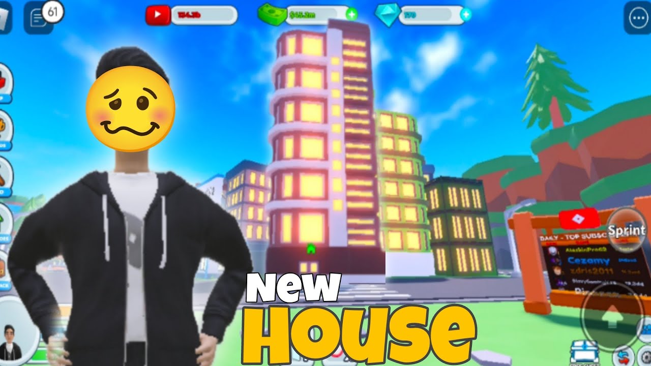1B$ ka new House🥴 | 200B+ Subscribers complete👌💯 RoTube life roblox ...