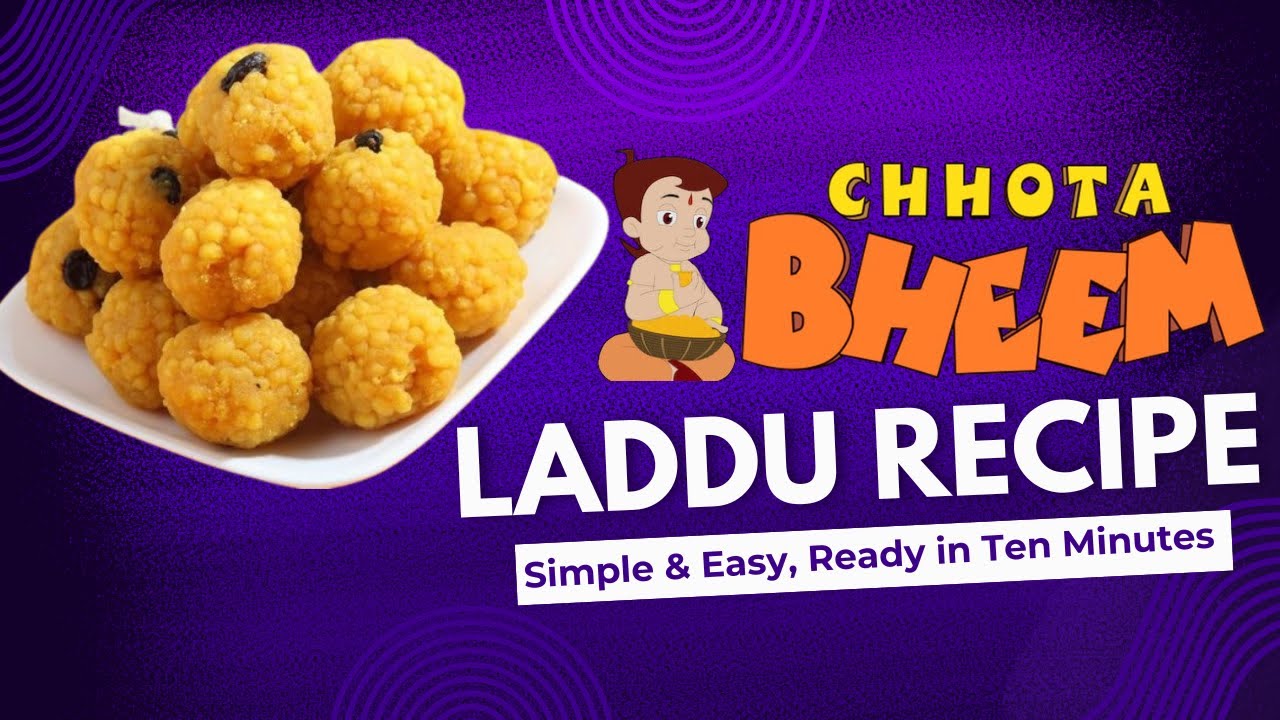 How to Make Chota Bheem Laddu | Full Recipe #chotabheem #laddurecipe # ...