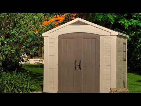 Casuta gradina Keter Factor 8x6 cu usa dubla