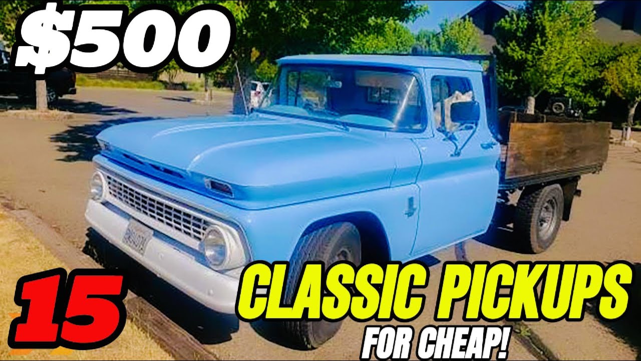 Budget Friendly Classics – 15 Cheap Pickup Truck Deals! - YouTube