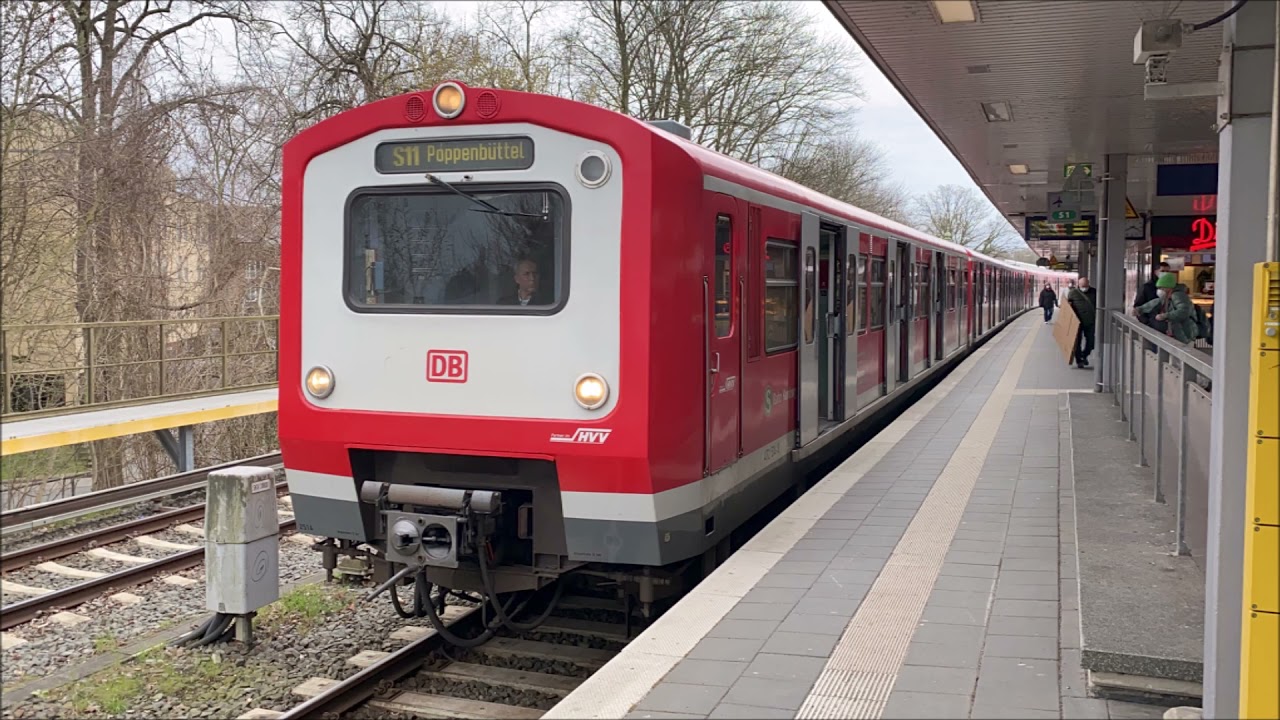 [Sound+Mitfahrt] BR 472 der S-Bahn Hamburg auf der S11 von Altona bis ...