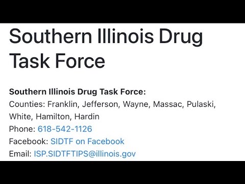 Email To Southern Illinois Drug Task Force, May 20, 2023 - YouTube