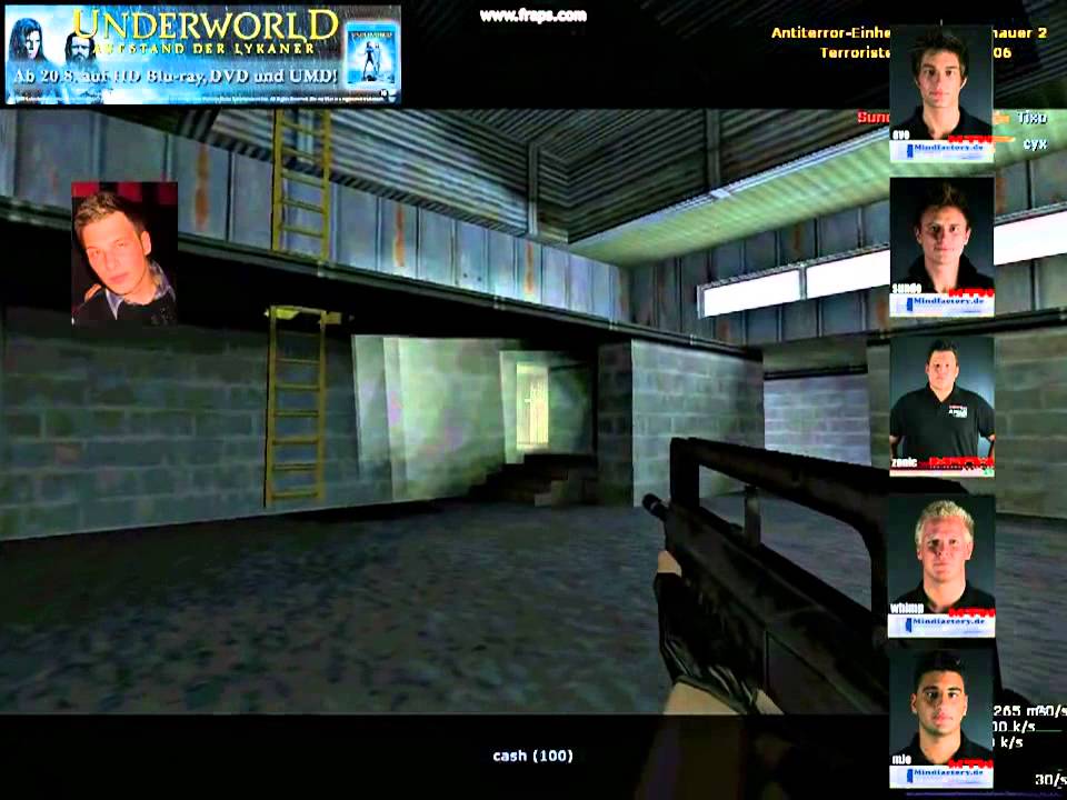 CS 1.6: mousesports cash vs mTw.dk 1vs5 de_nuke - YouTube