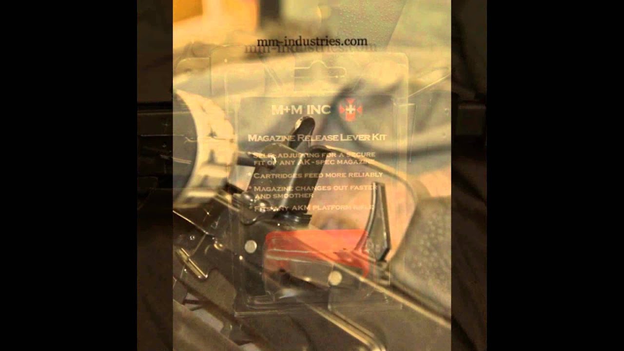 M+M, Inc. Magazine Release Lever Kit for AK Rifles (patent pending ...