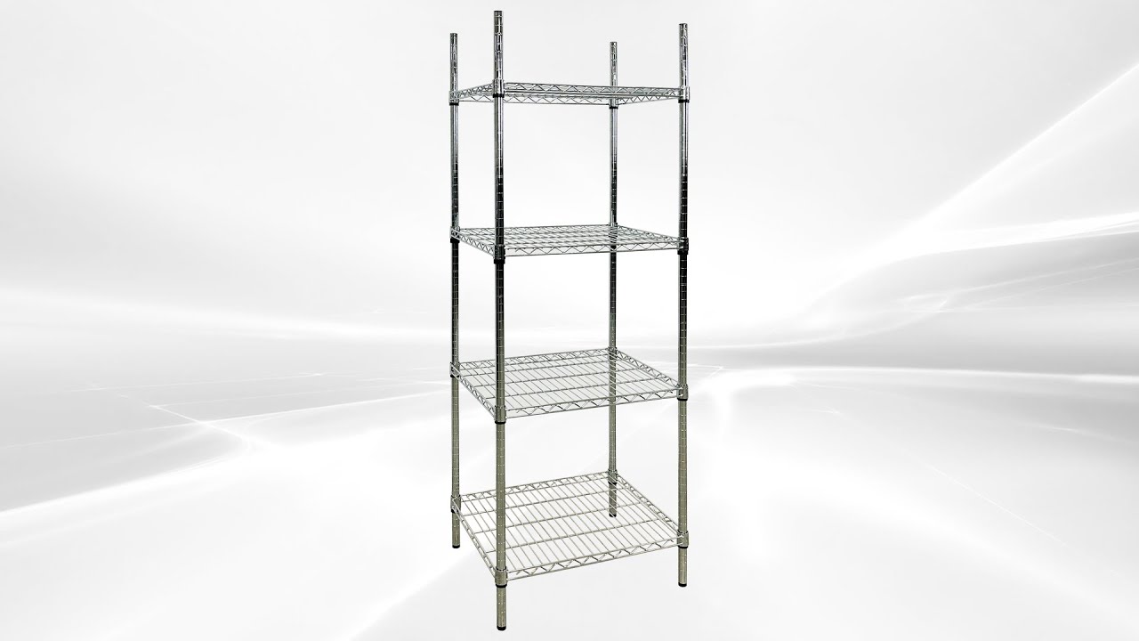 Antistatic carbon steel chrome-plated rack storage rack adjustable ...