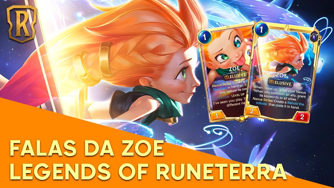 FALAS DA ZOE - LEGENDS OF RUNETERRA - LOR DUBLADO - YouTube