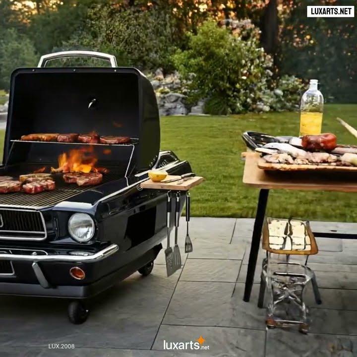 2008 Mustang BBQ Grill | Creative, Muscle-Car Inspired Design for BBQ ...