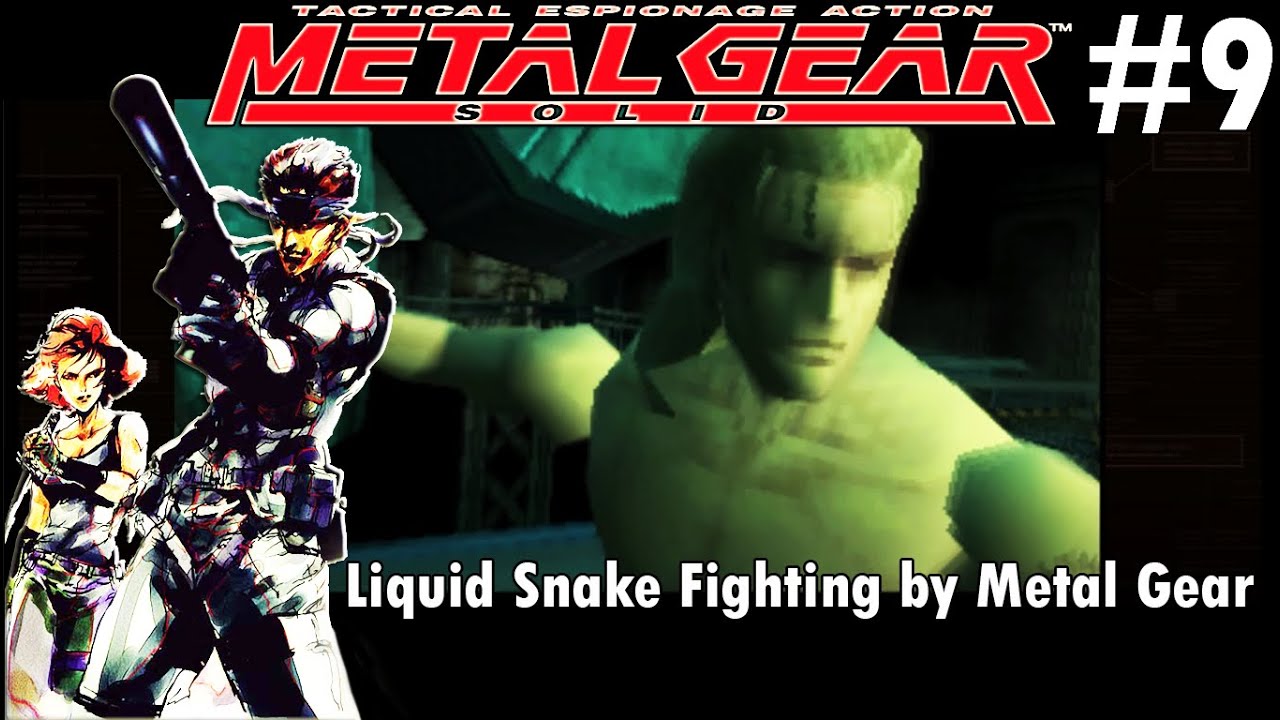 Metal gear Solid 1 - Solid Snake Fghiting Liquid Snake by Metal Gear ...