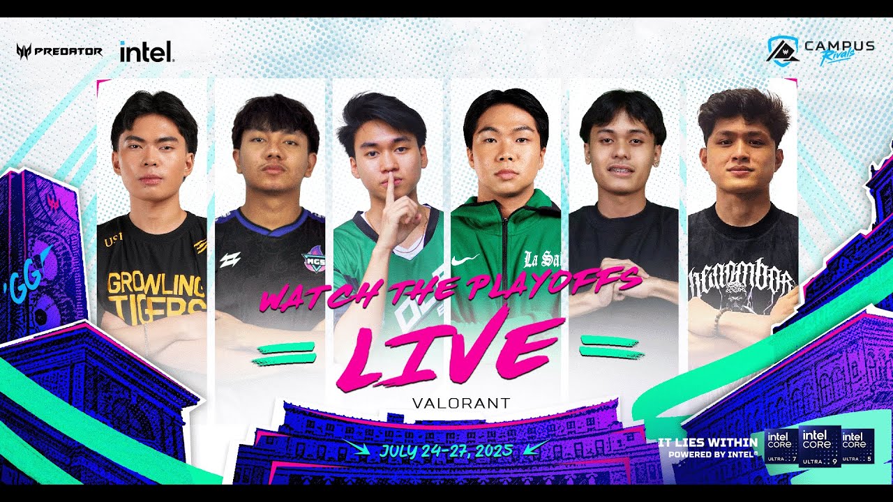 CAMPUS RIVALS 2025 - PLAYOFFS DAY 1 (VALORANT) #CampusToChampions - YouTube