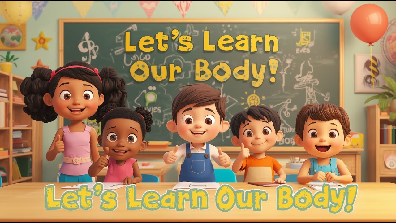 🎵🧠 My Amazing Body Song! | Learn Body Parts for Kids 👧🧒 | Fun & Easy ...