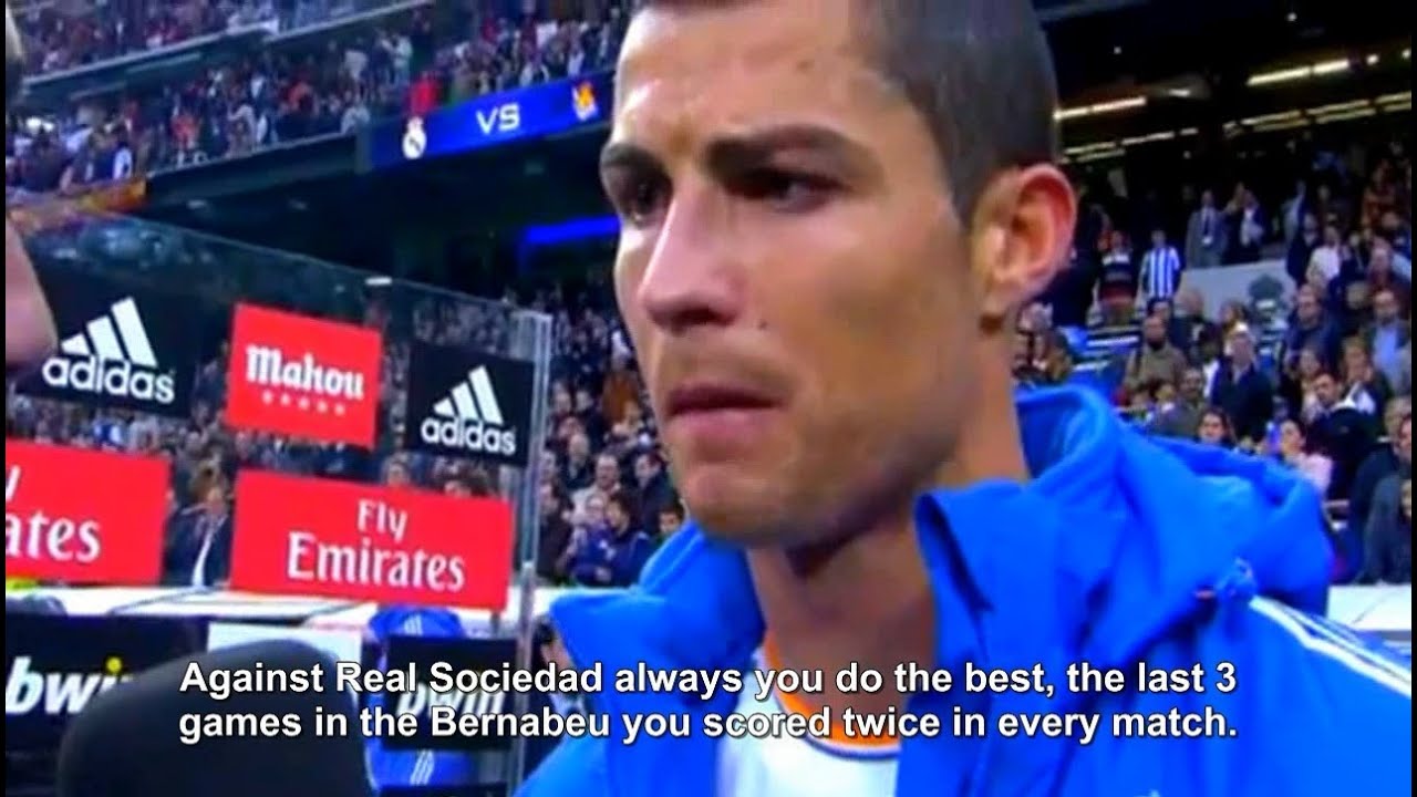 Cristiano Ronaldo - Post Match Interview (English Sub) | Real Madrid 5 ...
