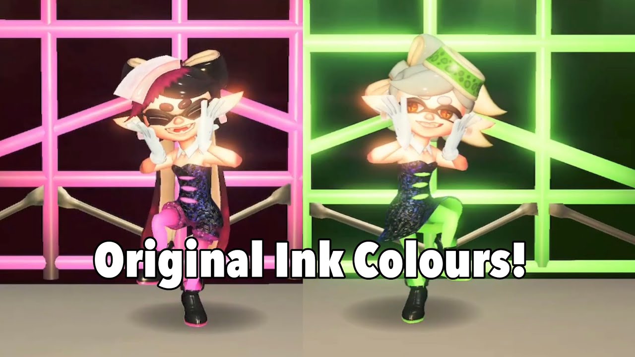 Callie & Marie Performing with Original Ink Colours | Splatoon 3 - YouTube