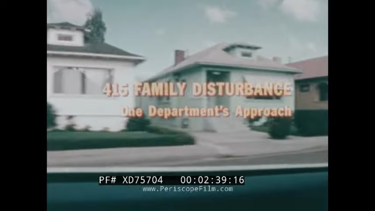 " 415 FAMILY DISTURBANCE " 1970s POLICE & LAW ENFORCEMENT OFFICER ...
