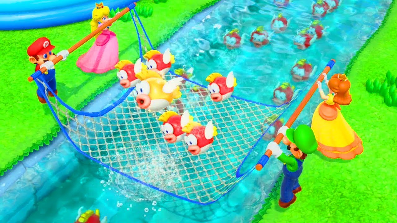 Super Mario Party - 10 Mini Games - Very hard(Master CPU) - YouTube