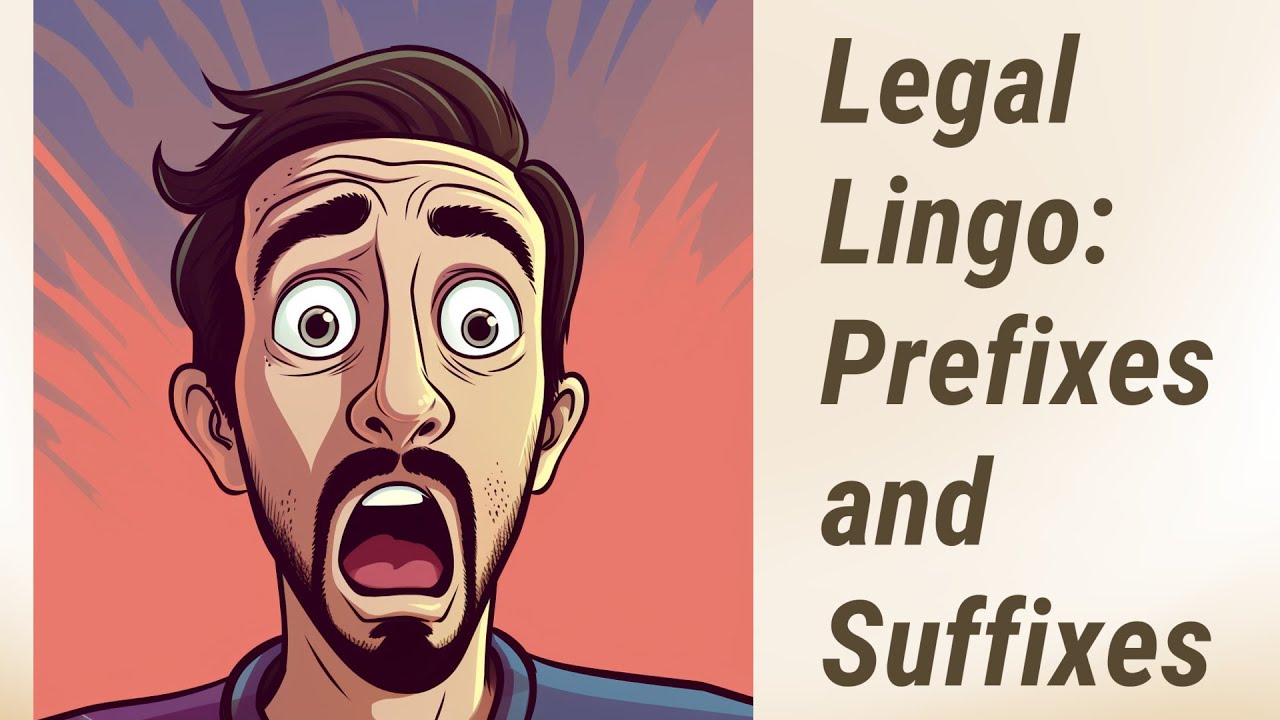 Mastering the Legal Lingo: Prefixes and Suffixes in Contract Law - YouTube