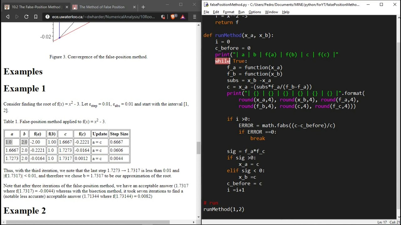 False Position Method In Python YouTube false-position-method-in-python-youtube