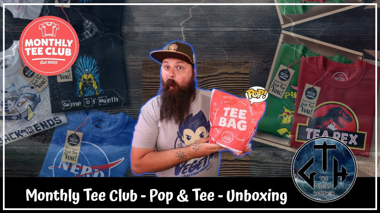 Monthly Tee Club | Pop & Tee | Unboxing - YouTube