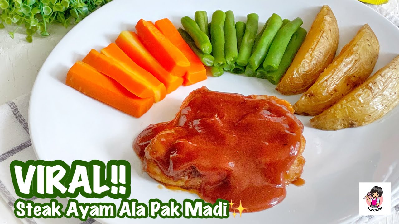 VIRAL!! STEAK AYAM SAOS BBQ🔥 BBQ CHICKEN STEAK - YouTube
