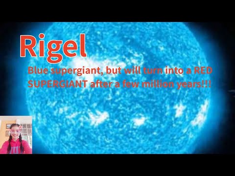Rigel - the star brighter than the Sun for 130,000 times - YouTube
