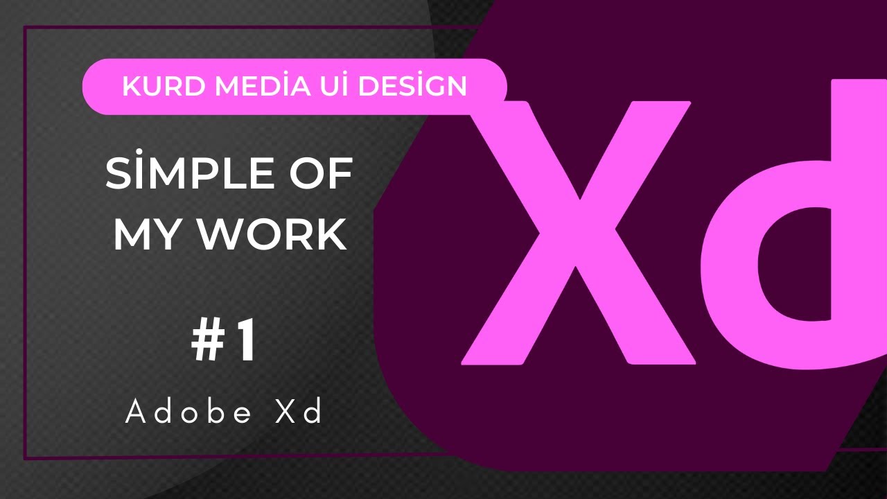 kurd media ui design by adobe xd - YouTube