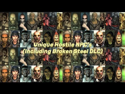 Fallout 3 - All Unique Hostile NPC’s & Unique Items Location Pt.1(Very ...