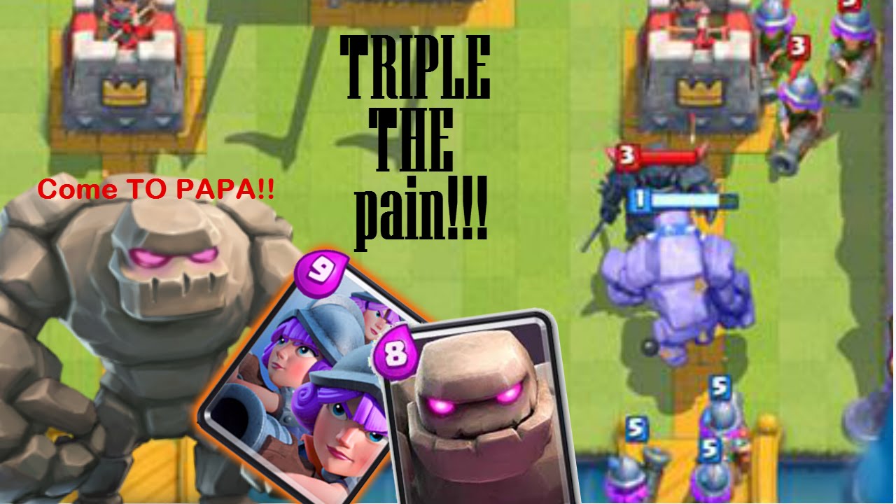 "BEST THREE MUSKETEERS DECK ?!" : Easy 3 crowns!! : Clash Royale! - YouTube
