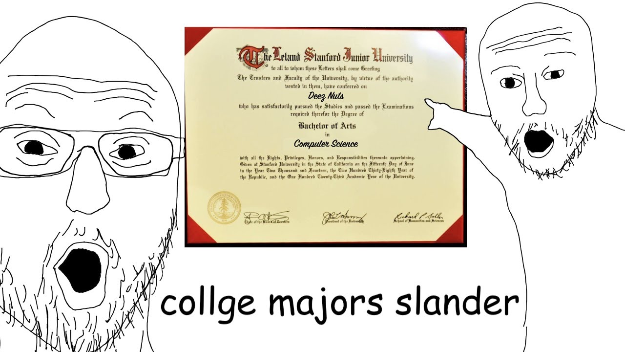College Majors Slander - YouTube