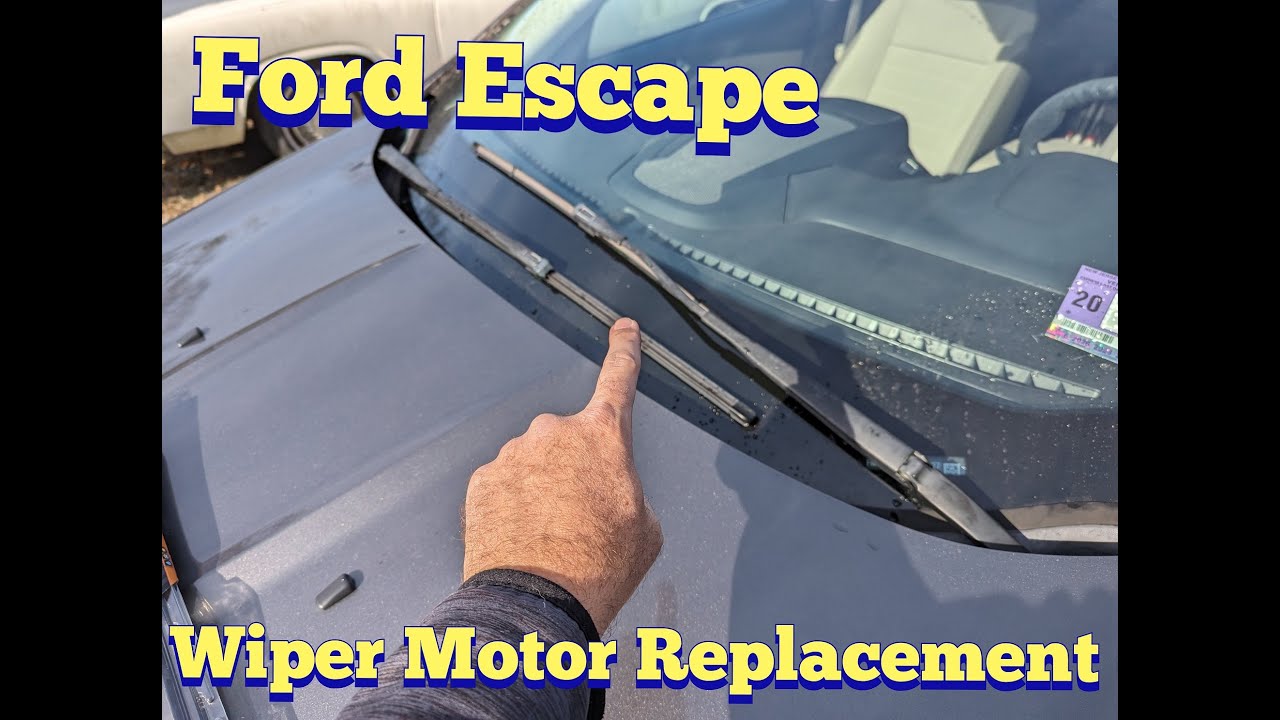 Replace Windshield Wiper Motor on a Ford Escape - YouTube