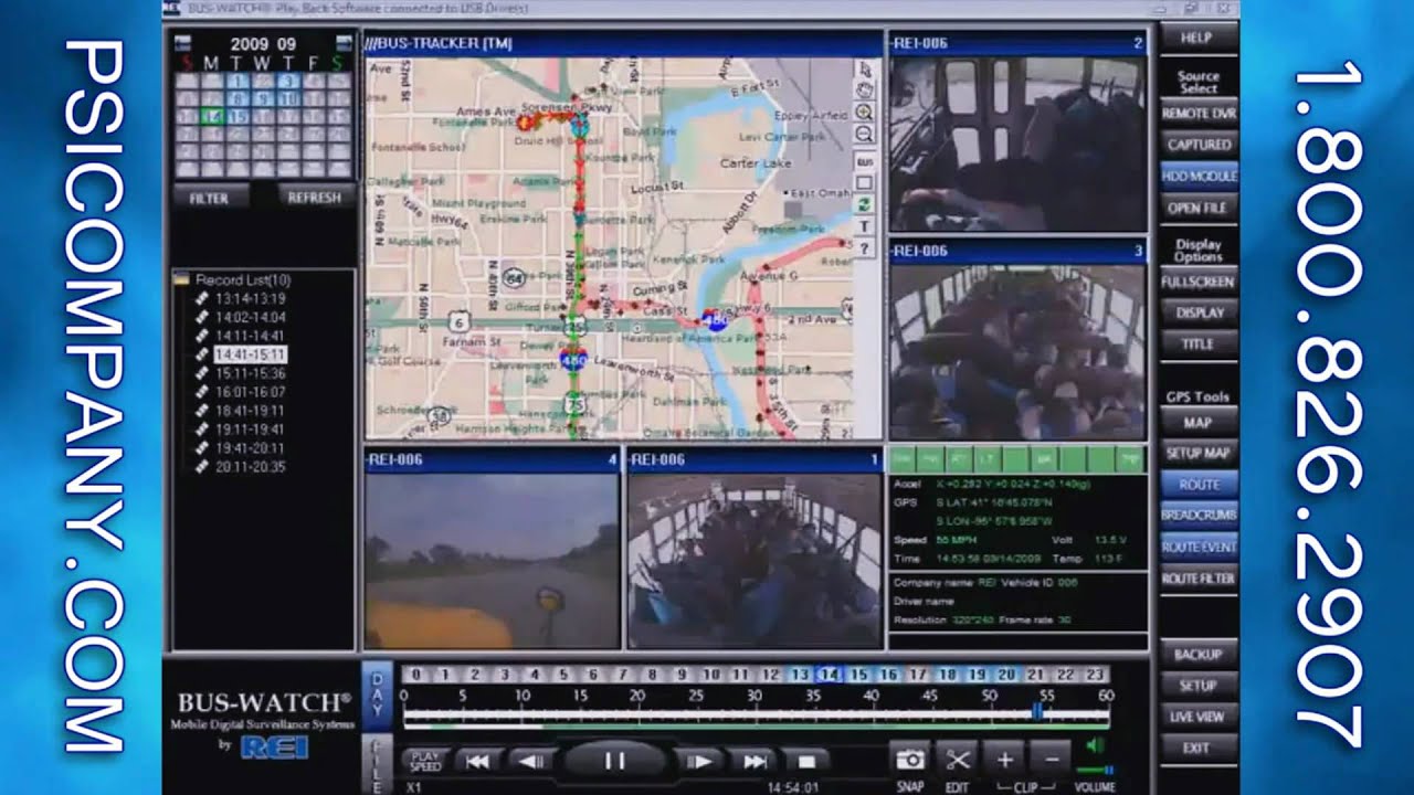 REI Bus Watch: Bus Video Sample Overview - YouTube