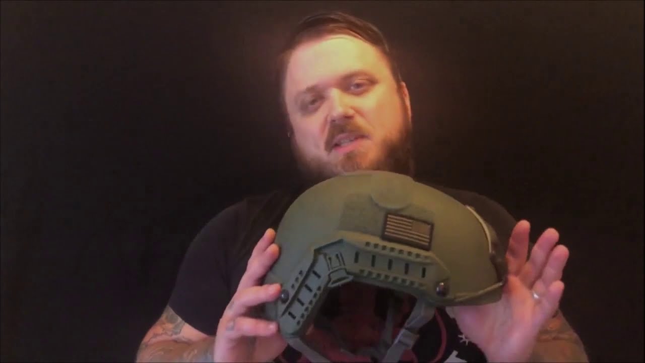 Ballistic Club---N49 ULW Level IIIA HI-Cut Ballistic Bump Helmet - YouTube