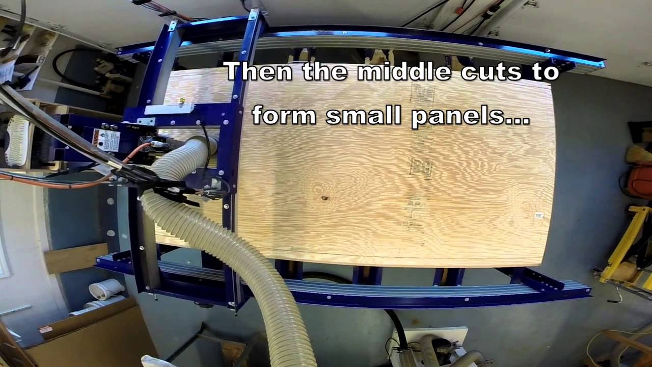 CNC Cutting Bat House Baffles - YouTube