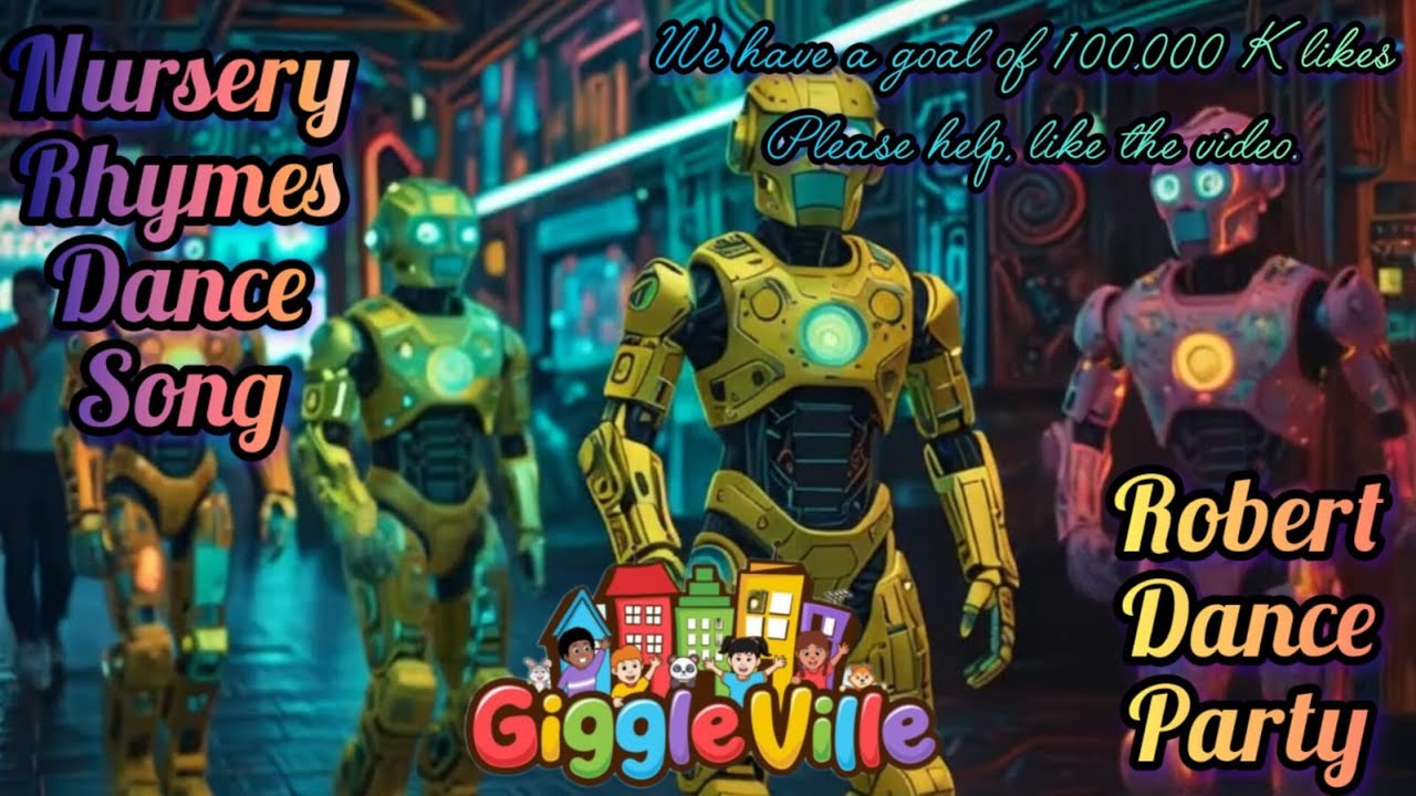 Robert Dance Party Nursery Rhyme 🎉 | Fun & Energetic Kids Song for ...