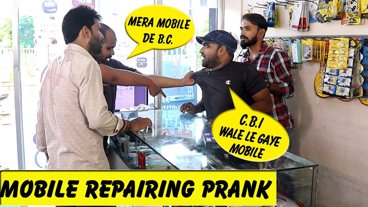Mobile Phone Repairing Prank | Bhasad News | Pranks in india 2020 - YouTube