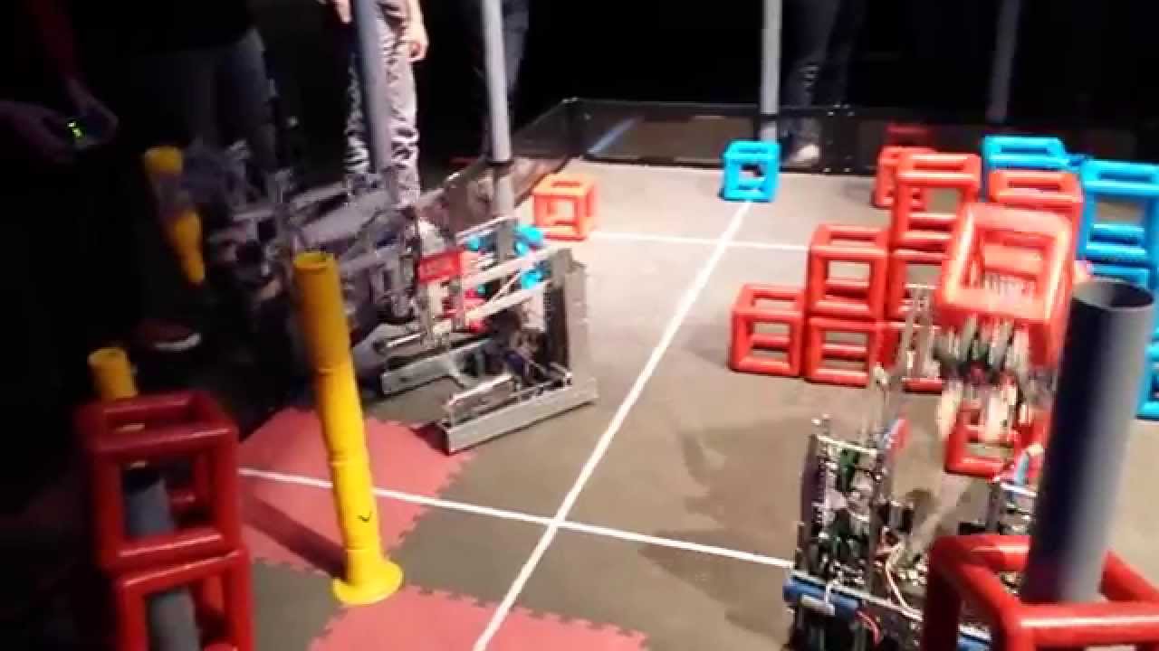 VEX Robotics Skyrise Gael Force 5327A/5327C 88 Point Run - Bellarmine Practice Match Angle 1 ...
