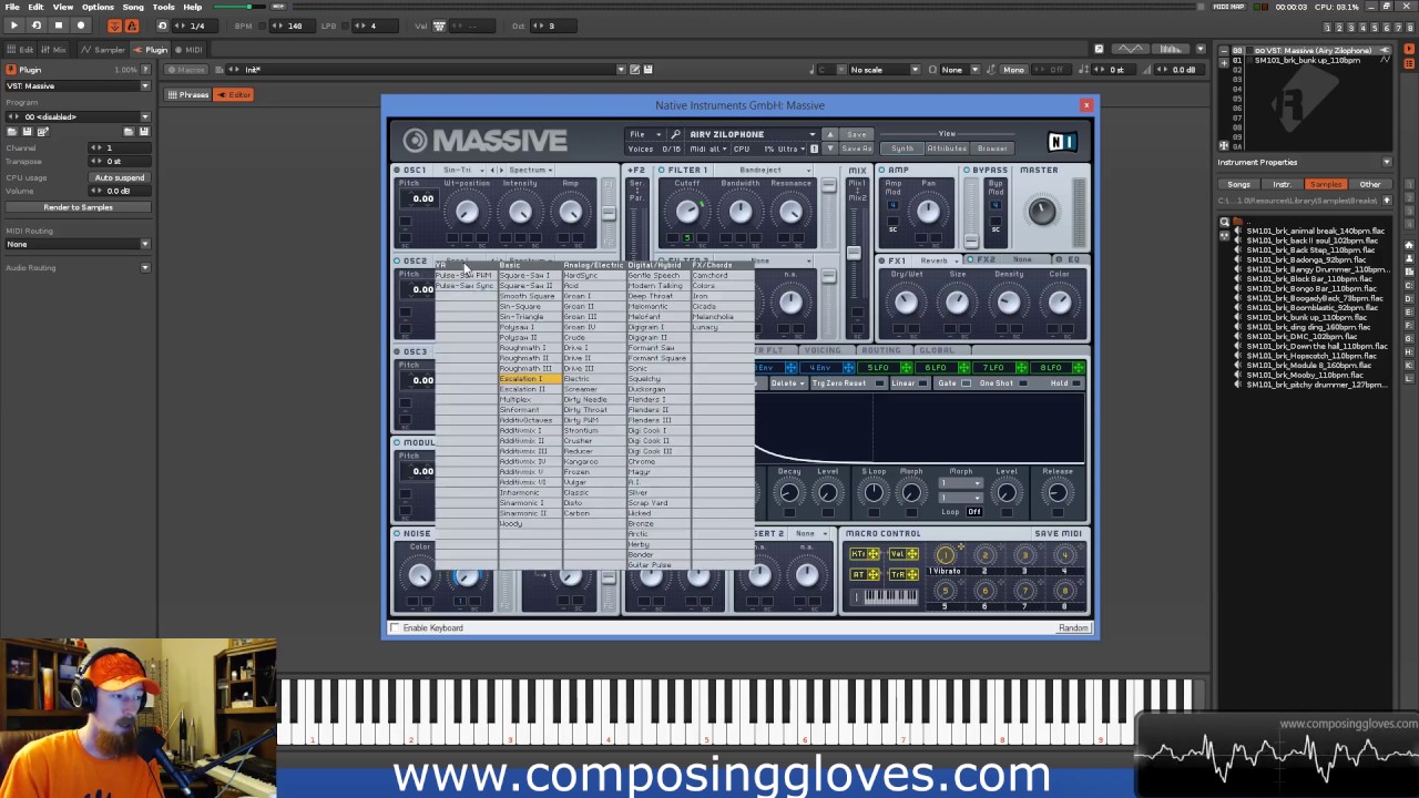 Sound Design With Massive - Mallets - YouTube
