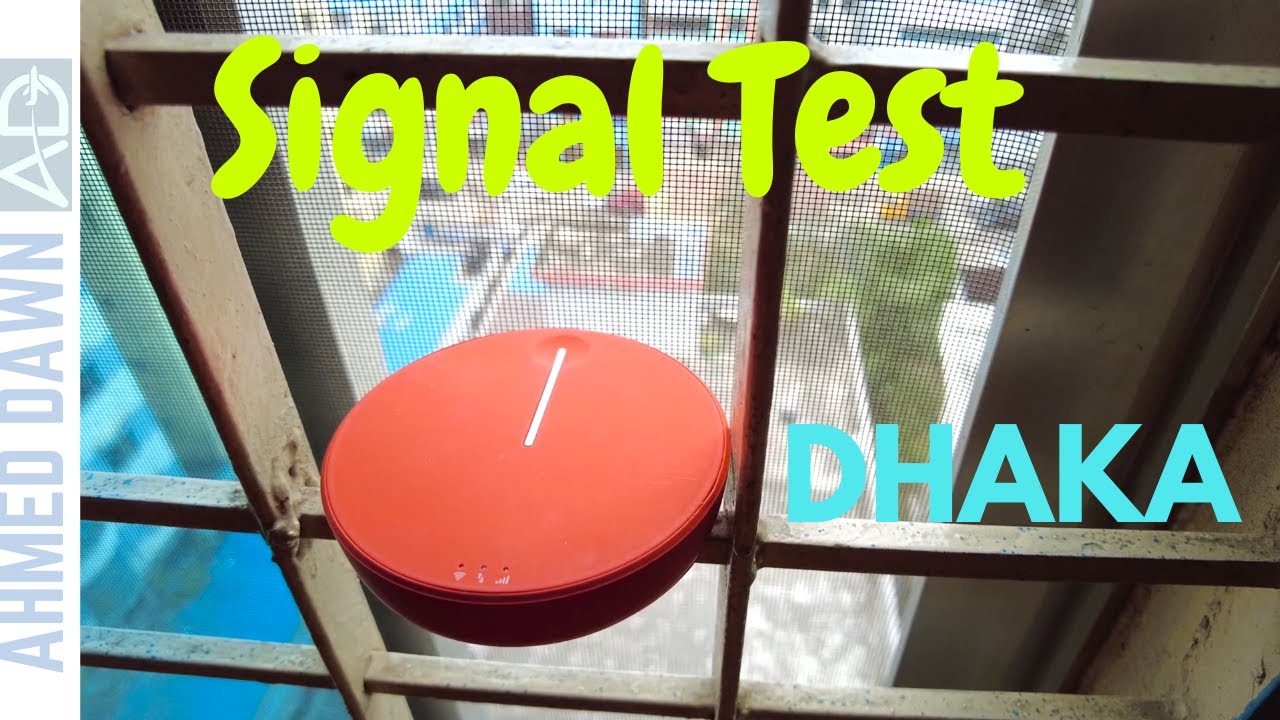 Skyroam (SIMO) Signal Test In Dhaka (Bangladesh) | Global Portable Wi ...