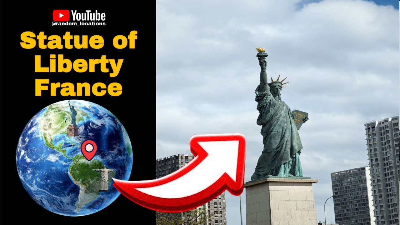 I found the statue of liberty of France on Google Earth #map #earth # ...