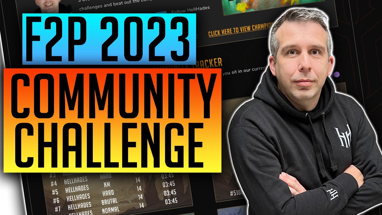 GET INVOLVED! THE BIGGEST EVER F2P COMMUNITY CHALLENGE IS COMING TO ...