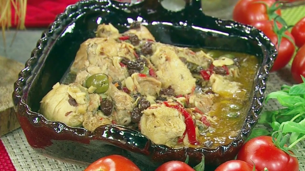 Receta de Pollo a la Veracruzana del Chef Pepín junto a Telesa - YouTube