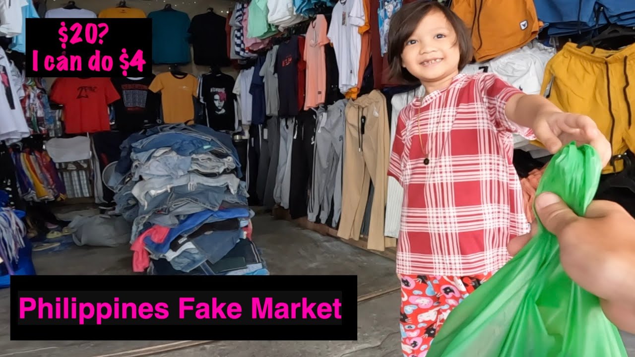Counterfeit Market Bargaining Challenge in the Philippines! - YouTube