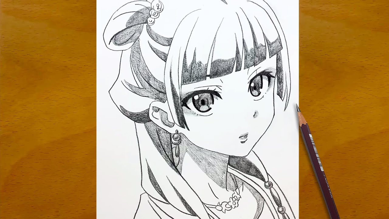 Anime Sketch | How to Draw Maomao | The Apothecary Diaries Art Process ...