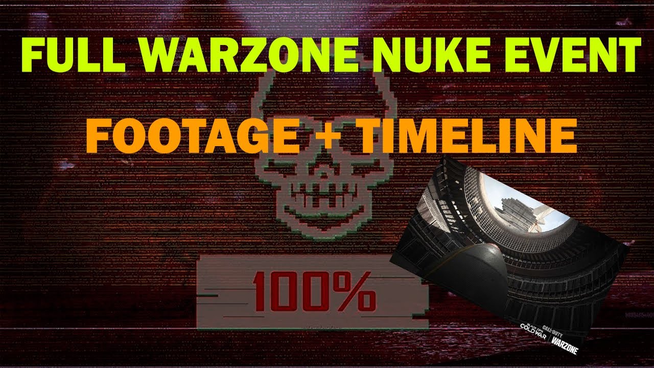 SEASON 3 WARZONE NUKE EVENT (Full timeline + Footage) Part 1 - YouTube