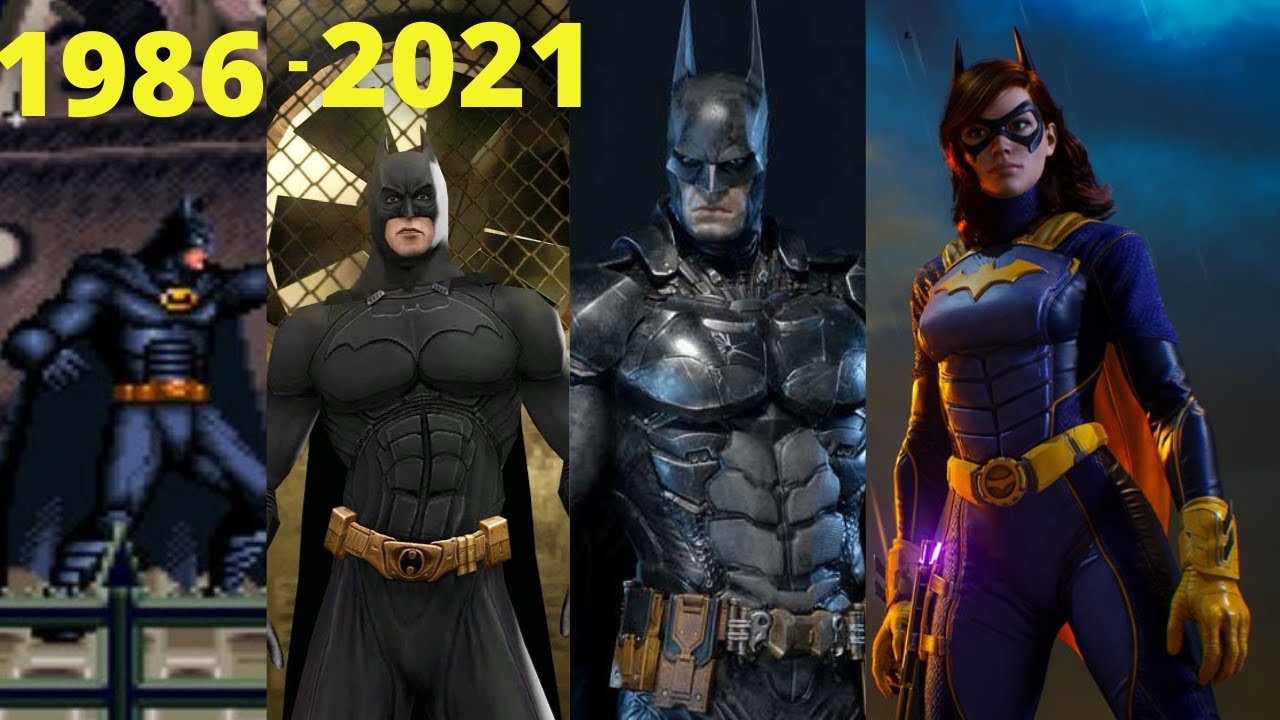 Evolution of Batman Games 1986-2021 - YouTube