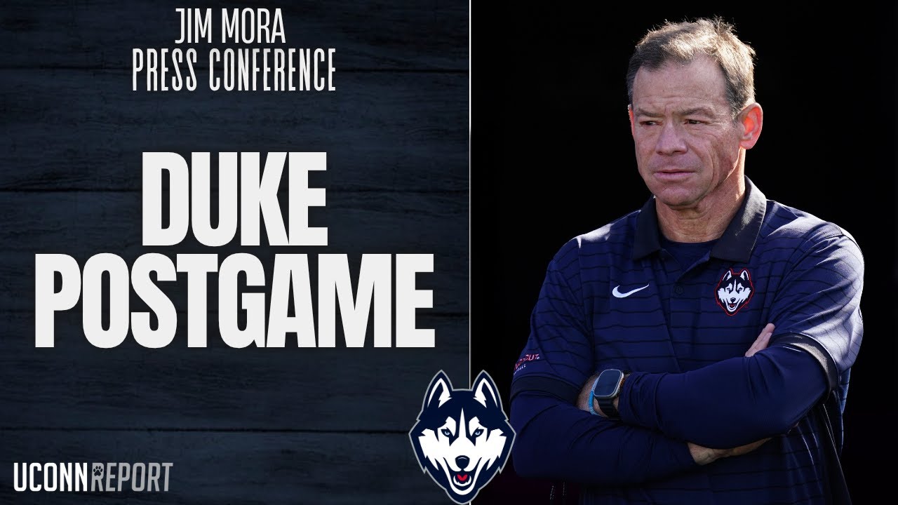 Jim Mora talks Duke Postgame Press Conference - UConn Huskies Football ...